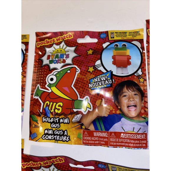 Pocket Watch | Toys | Ryans World Build It Mini Dark Red Titan Gus ...